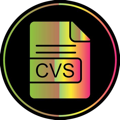 Cvs File Format Glyph Due Color Icon Design 43820159 Vector Art At Vecteezy