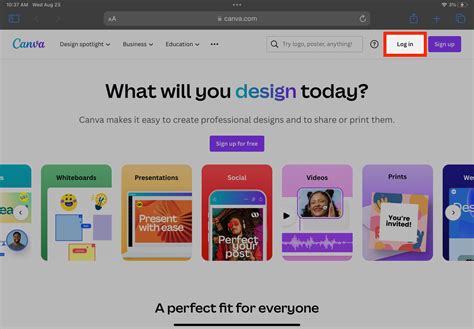 How Do I Log In To Canva Via Safari Staff NRCA Technology Help Center