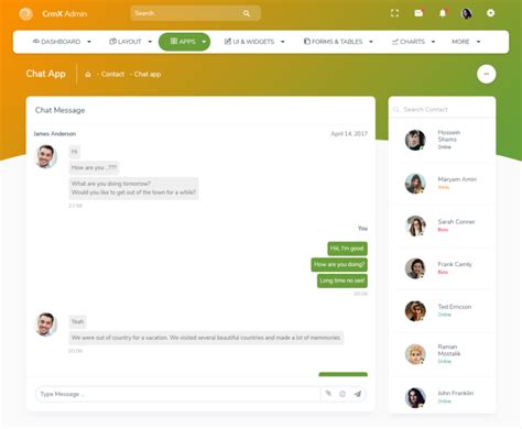 CrmX Horizontal Bootstrap Dashboard Admin Templates