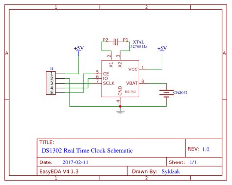 Rtc Module Ds1302 Platform For Creating And Sharing Projects Oshwlab