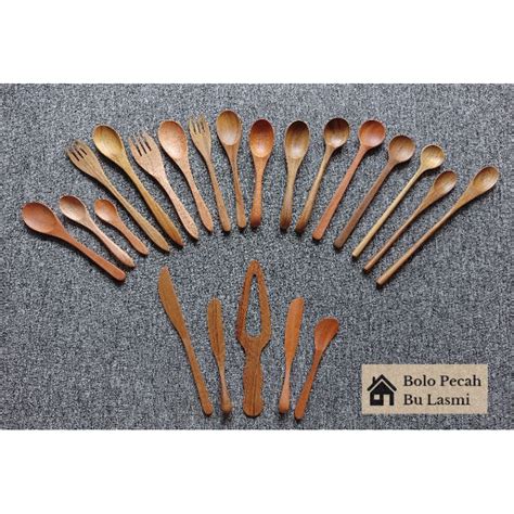 Jual Sendok Kayu Sendok Korea Sendok Mukbang Sendok Teh Sendok