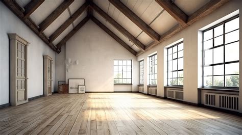 3d의 빈 공간 미니멀 로프트 분위기 인테리어 디자인 배경 Png  무료 다운로드 Pikbest