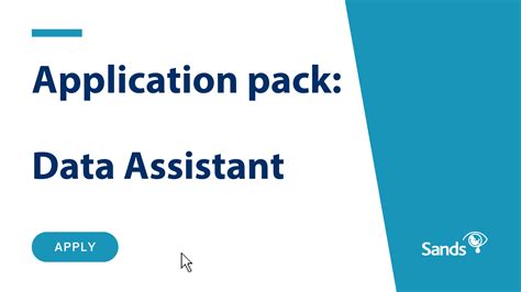 Data Assistant Sands