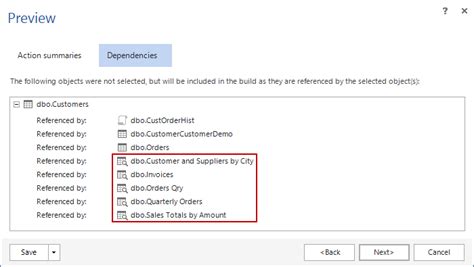 Apexsql Build Feature Highlight Object Dependency Recognition For