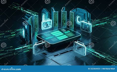 Life Easier With Cybersecurity Guarding The Digital World Stock