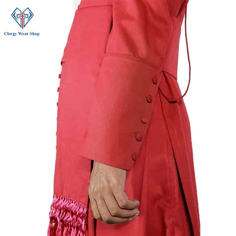 High End Red Clergy Cassock For Men For Priests And Pastors