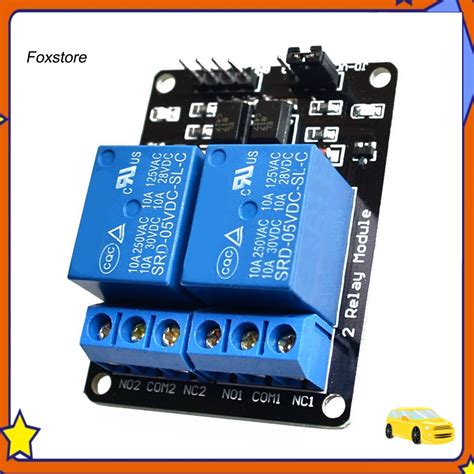 [fx] บอร์ดขยายโมดูลรีเลย์ 5v 2 ช่องทาง พร้อมออปโต้คัปเปลอร์ สําหรับ Arduino Dsp Pic Shopee