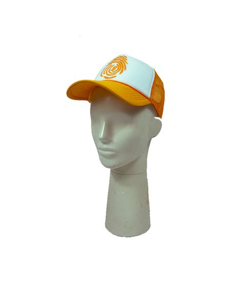 Identity Hat Yellow And White Eric Knott