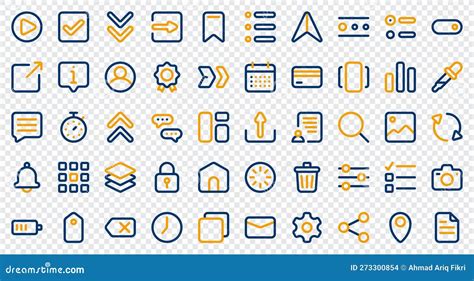Basic User Interface Essential Set Colored Outline Icon Set User