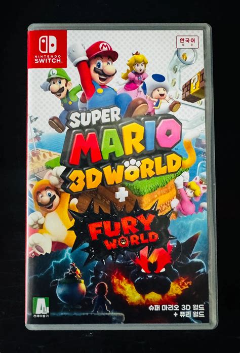 슈퍼 마리오 3d 월드퓨리 월드 닌텐도 스위치 용문동 취미게임음반 당근 중고거래