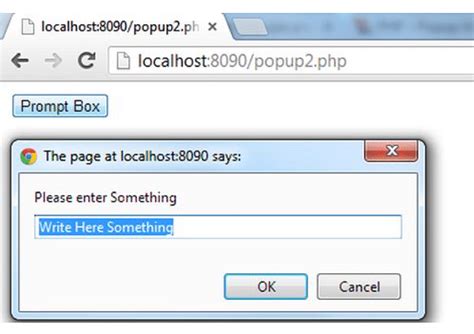 Alertbox In Php