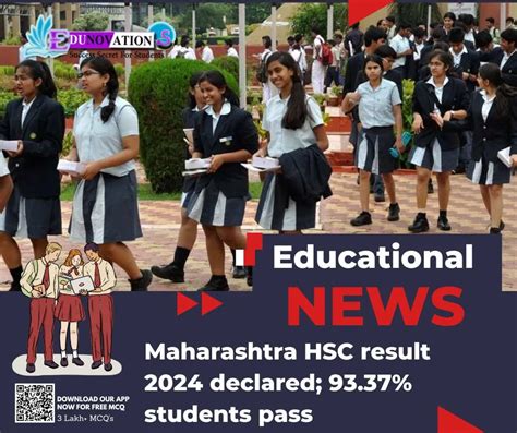 Maharashtra Hsc Result 2024 Declared 9337 Students Pass Edunovations