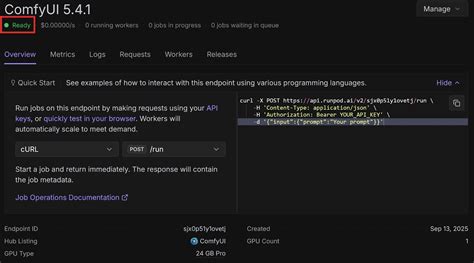 Deploy Comfyui As A Serverless Api Endpoint Runpod Blog