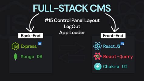Control Panel Layout Logout And App Loader Typescript Reactjs