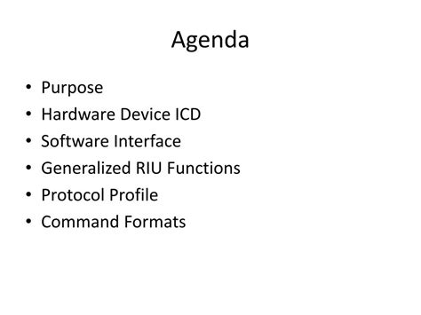 Ppt Generic Remote Interface Unit Riu Interface Control Document Icd Powerpoint
