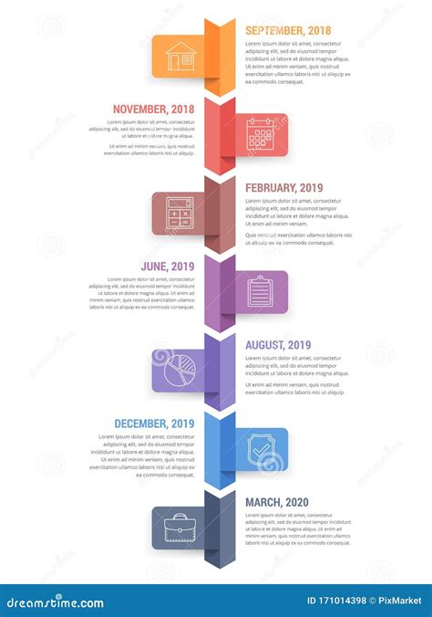 Vertical Timeline Infographics Royalty Free Stock Image Cartoondealer