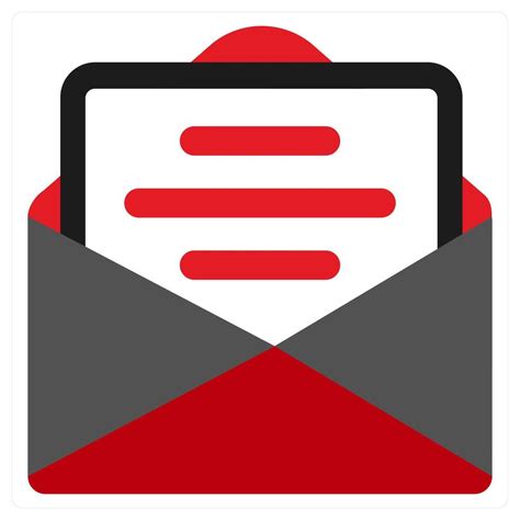 Message Icon Concept In Red Filled Color 65911145 Vector Art At Vecteezy