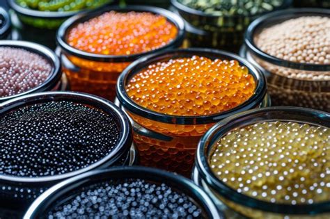 premium ai image close up of a variety of colorful beads a variety of