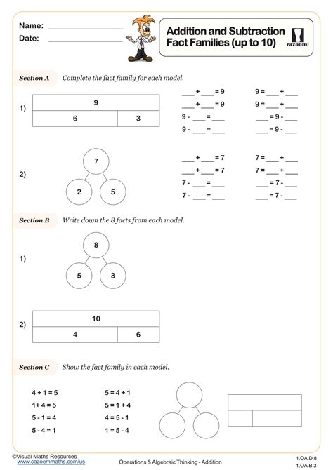 Title Worksheet Sep Printable 1st Grade Operations And Algebraic Thinking Worksheet