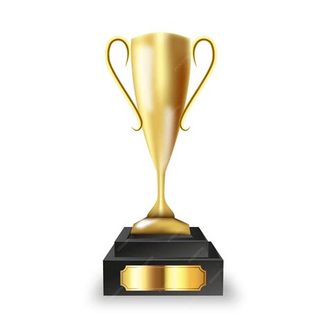 경쟁의 우승자 트로피 벡터 1위 프리미엄 벡터