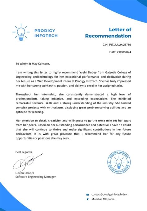 Yashi Dubey On Linkedin Prodigyinfotech Internship Webdevelopment Fullstack