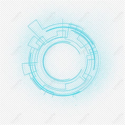Sci Tech Sense Circular Border Material Material Tech Border Png