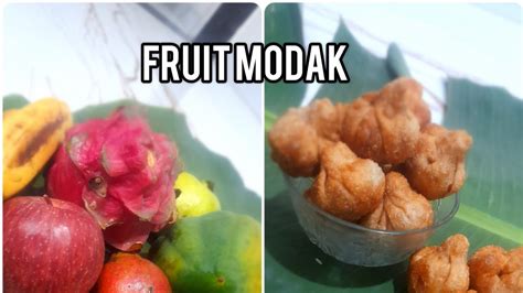 Fruit Modak Recipe। Five Fruit Modak Recipe Youtube