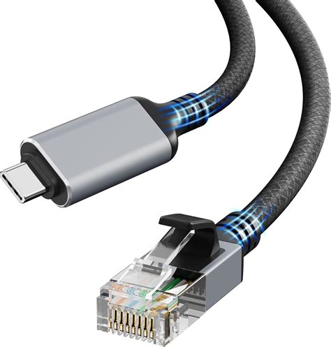 Dacrown Usb C To Ethernet Cable 10 Ft And Cat 8 Ethernet Cable 50 Ft Electronics