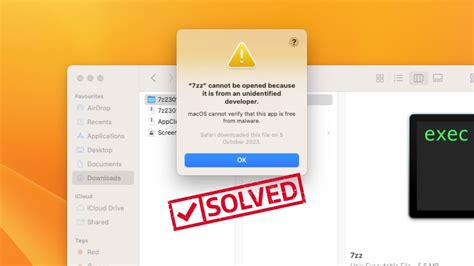 Fix App Cannot Be Opened Because It Is From An Unidentified Developer Error Mac OS Ventura