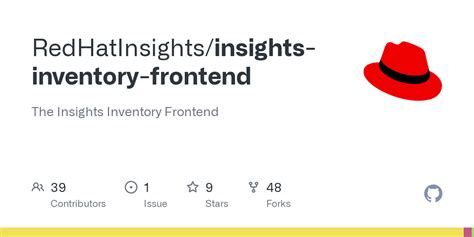 Github Redhatinsightsinsights Inventory Frontend The Insights