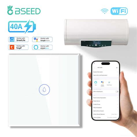 40 B A Smart Wifi Water Heater Boiler Wall Touch Switch Air Conditioner