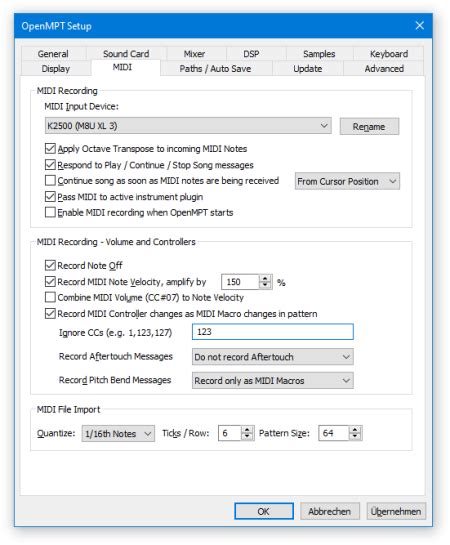 Manual Setupmidi Openmpt Wiki
