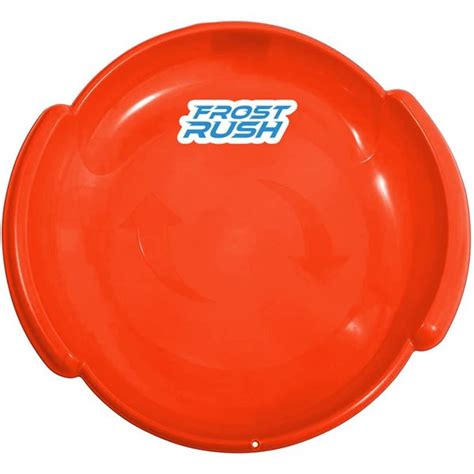 Frost Rush 2 Person Round Orange Plastic Snow Sled Frsl 05 Or Rona