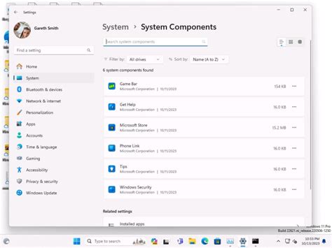 Microsoft Separating System Apps And Components On Windows 11 23H2 To