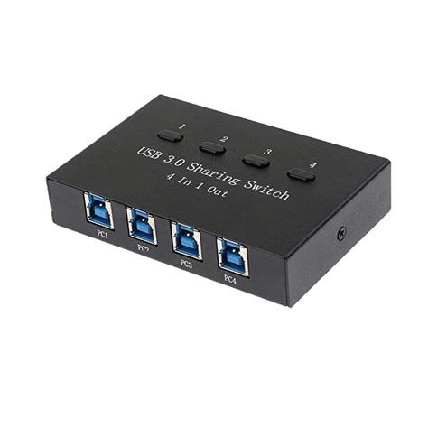 Usb 3 0 Sharing Switch 4 In 1 Out Switch Adapter B Vicedeal