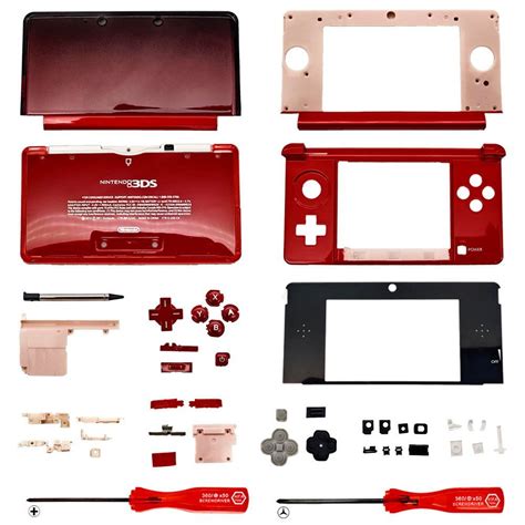 Housing Shell For Nintendo 3ds System Replacement Screen Tools Console