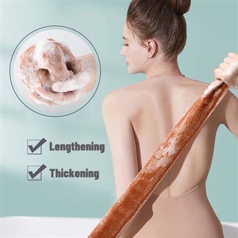 African Net Shower Gel Long Body Exfoliation Shower Gel Bath Scrub Back