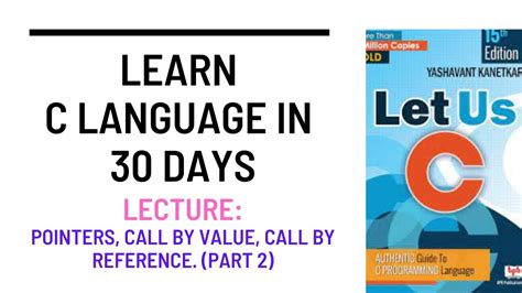 Programming Fundamental C Language Pointers Part 2 Urduhindi Youtube