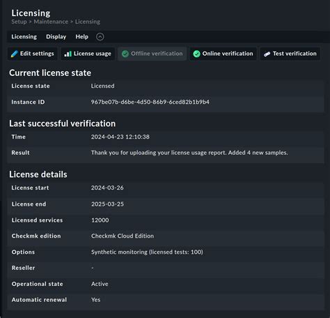 Managing Licenses Collect And Send License Information