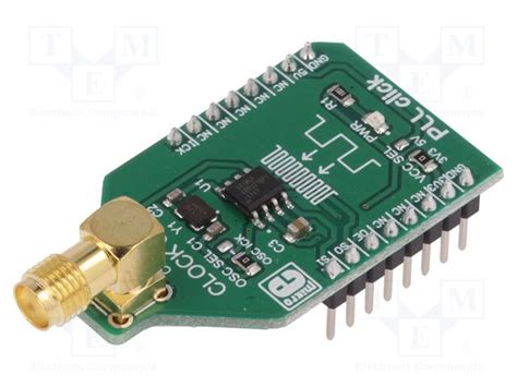 rtc 6 click mikroe click board prototype board comp ics501 rtc