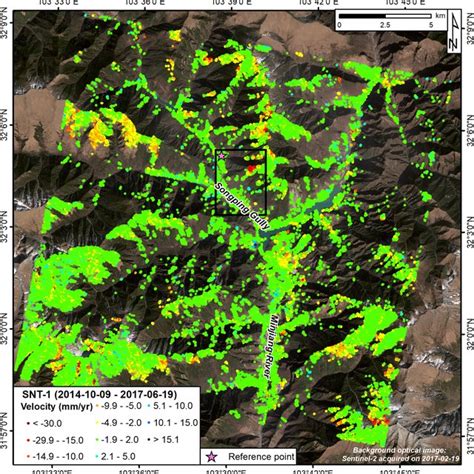 Pre Event Ground Deformation Map For The Maoxian Landslide Download Scientific Diagram