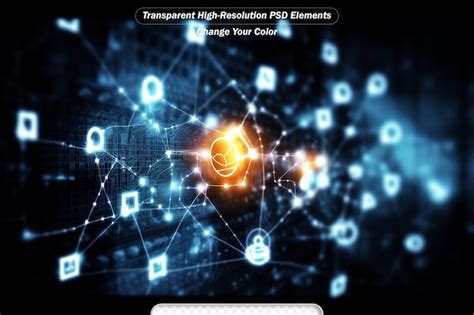 Premium Psd Social Communication And Networking