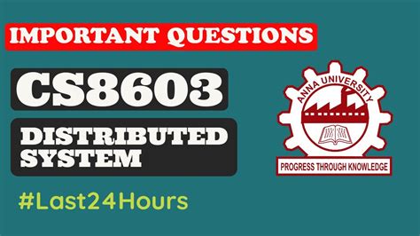 CS8603 DISTRIBUTED SYSTEM IMPORTANT QUESTIONS ANNA UNIVERSITY YouTube