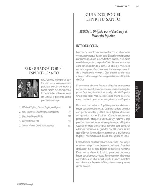 Material Completo - Guiados Por El EspÍritu Santo | PDF | espíritu Santo | Oración