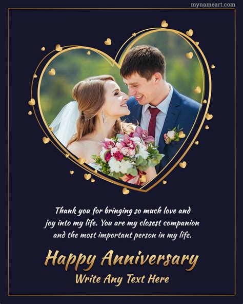 Craft Personalized Anniversary Wishes With Photo