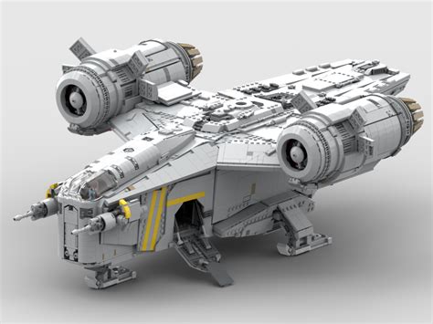Lego Moc 75331 Razor Crest Modified By Aachthor Rebrickable Build