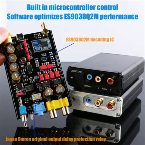 Rod Rain Audio Es9038q2m Qcc5125 Usb Dac Bluetooth 5 1เครื่องรับสัญญาณไร้สายเสียง Dac Aptx Hd