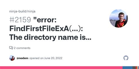 Error Findfirstfileexa The Directory Name Is Invalid When