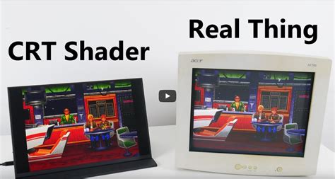 sff retro philscomputerlab compares crt shaders to real crt monitors