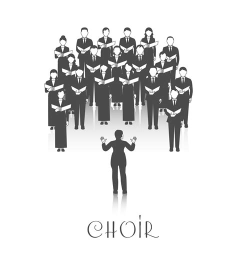 Gospel Choir Silhouette